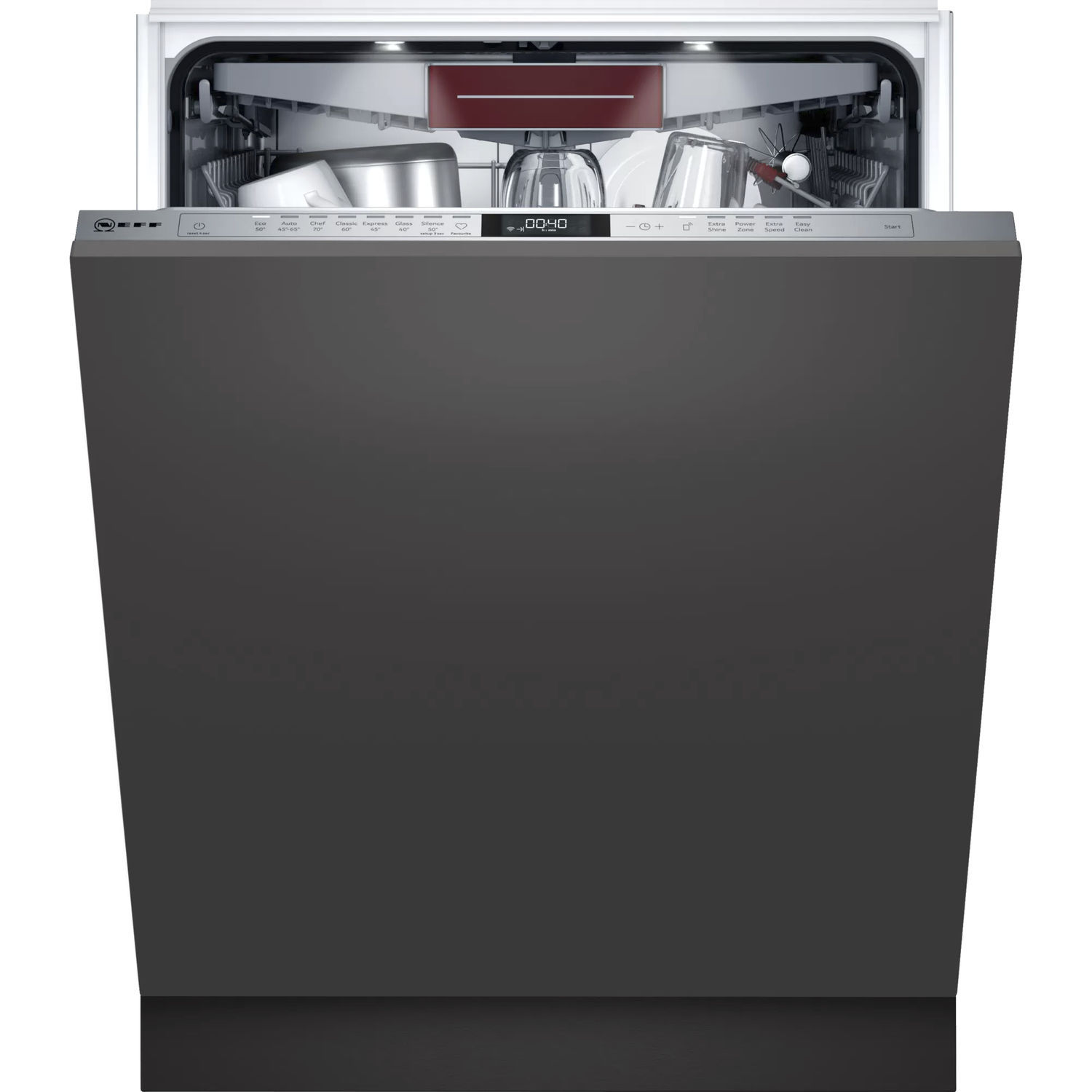 Front-loading dishwasher - S187ECX23G - NEFF - home / built-in ...