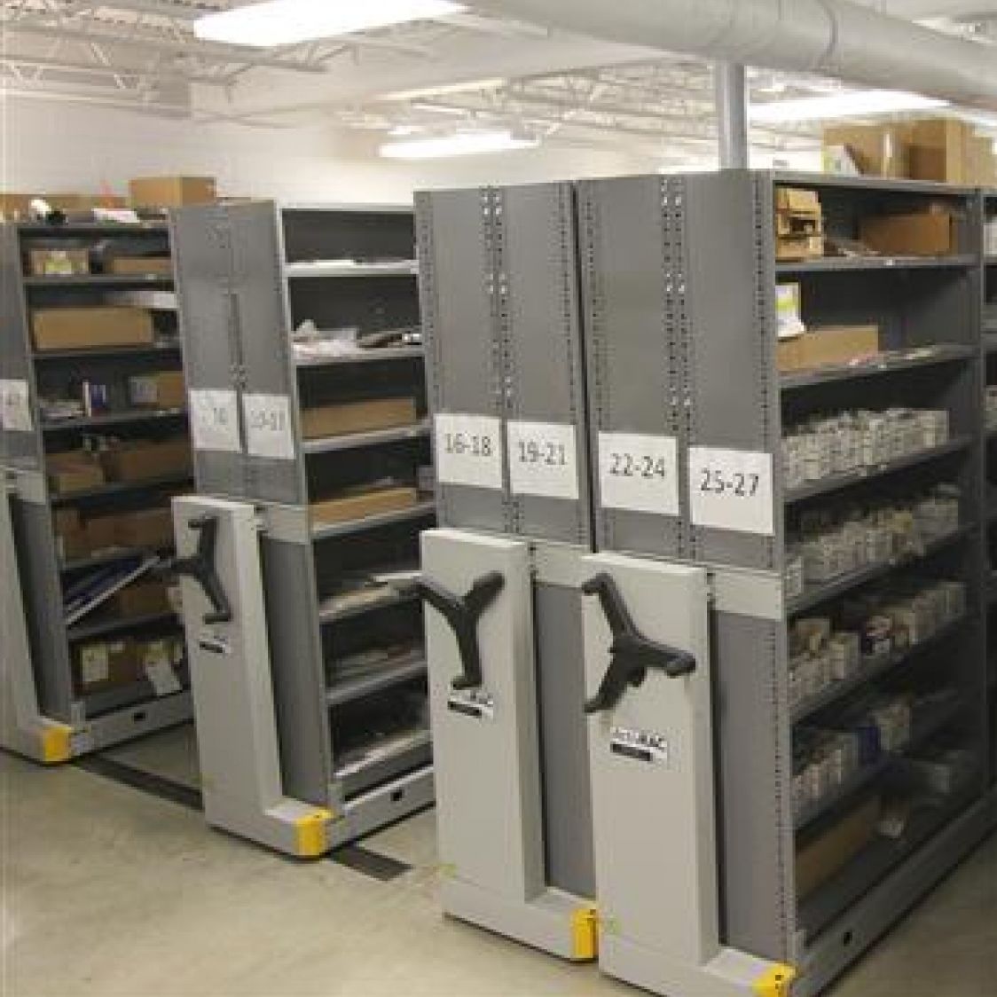 Storage mobile shelving - ACTIVRAC 7M - Spacesaver - mechanical ...