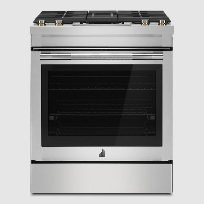 Gas range cooker - JDS1750ML - JENN-AIR - electric / manuel clean / gray