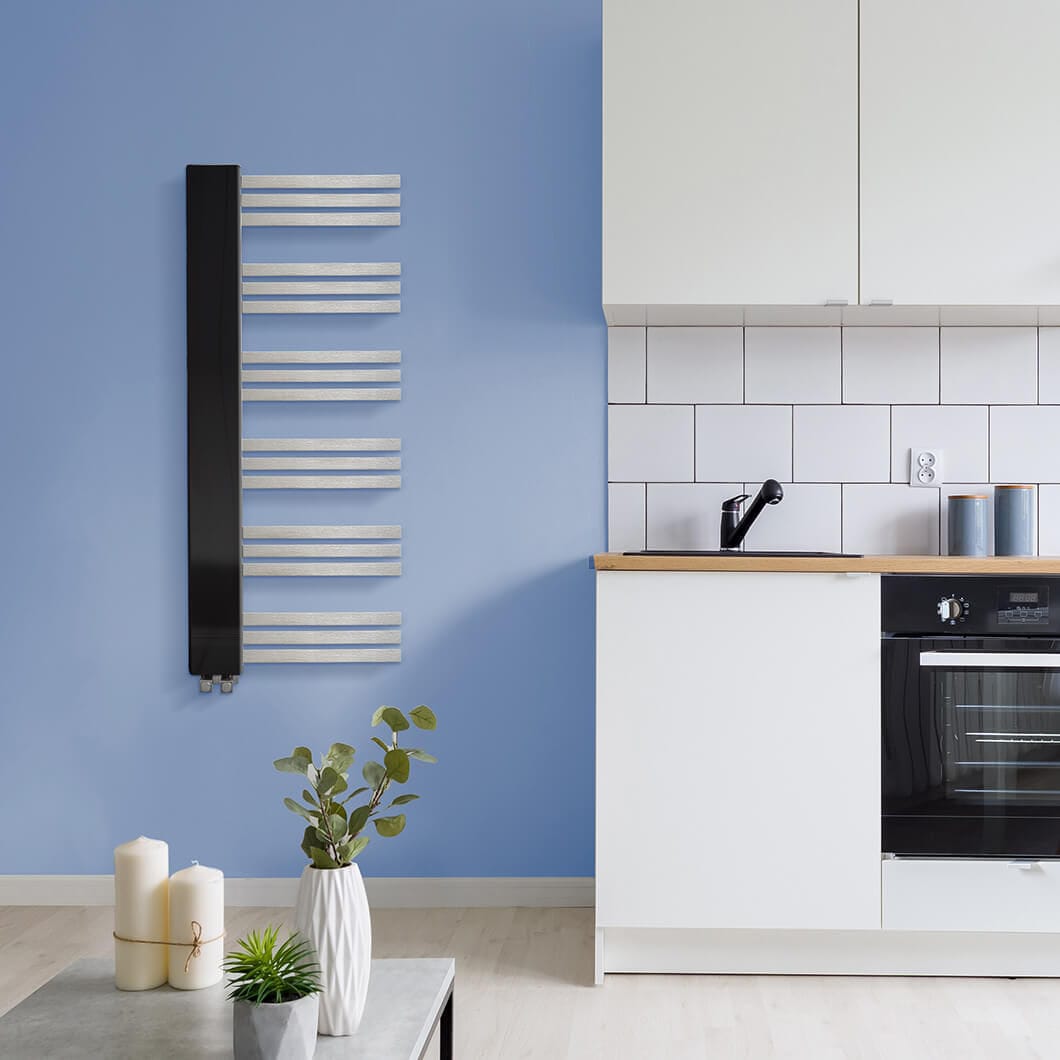 Hot water towel radiator - DAPHNE - HAMMAM DESIGN RADIATOR - electric ...