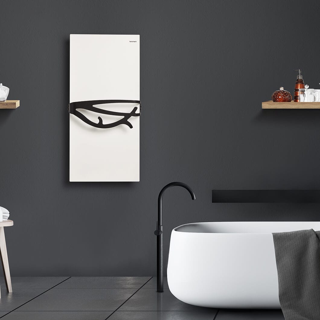 Hot water towel radiator - OLIVIN - HAMMAM DESIGN RADIATOR ...