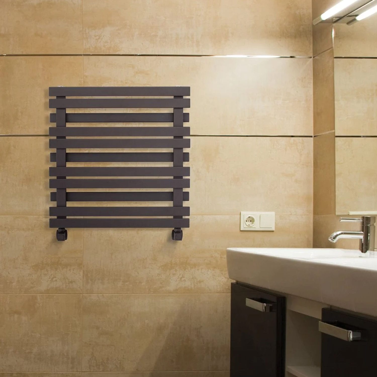 Hot water towel radiator - Laris - HAMMAM DESIGN RADIATOR - 0...500 w ...