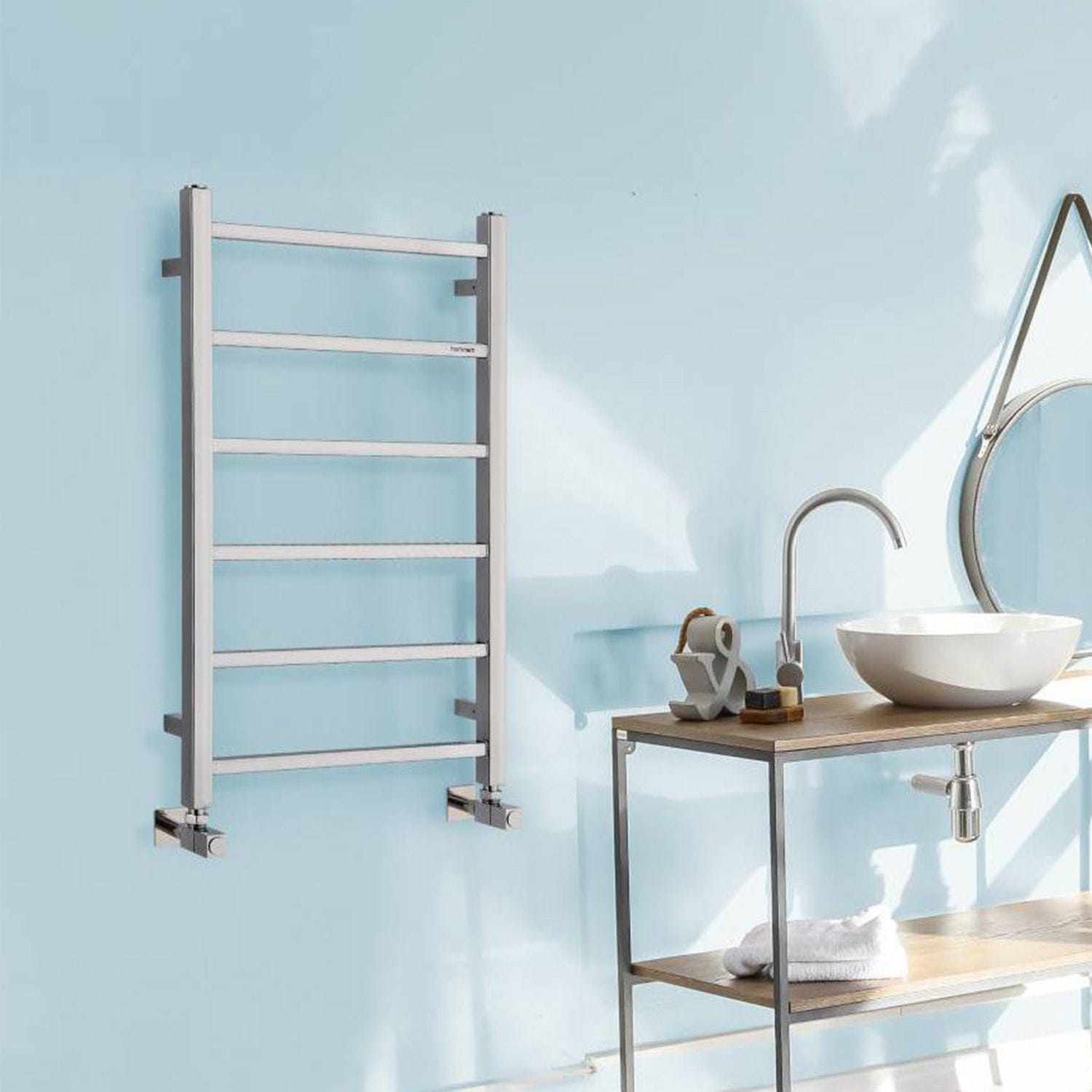 Hot water towel radiator - Metropolis - HAMMAM DESIGN RADIATOR ...