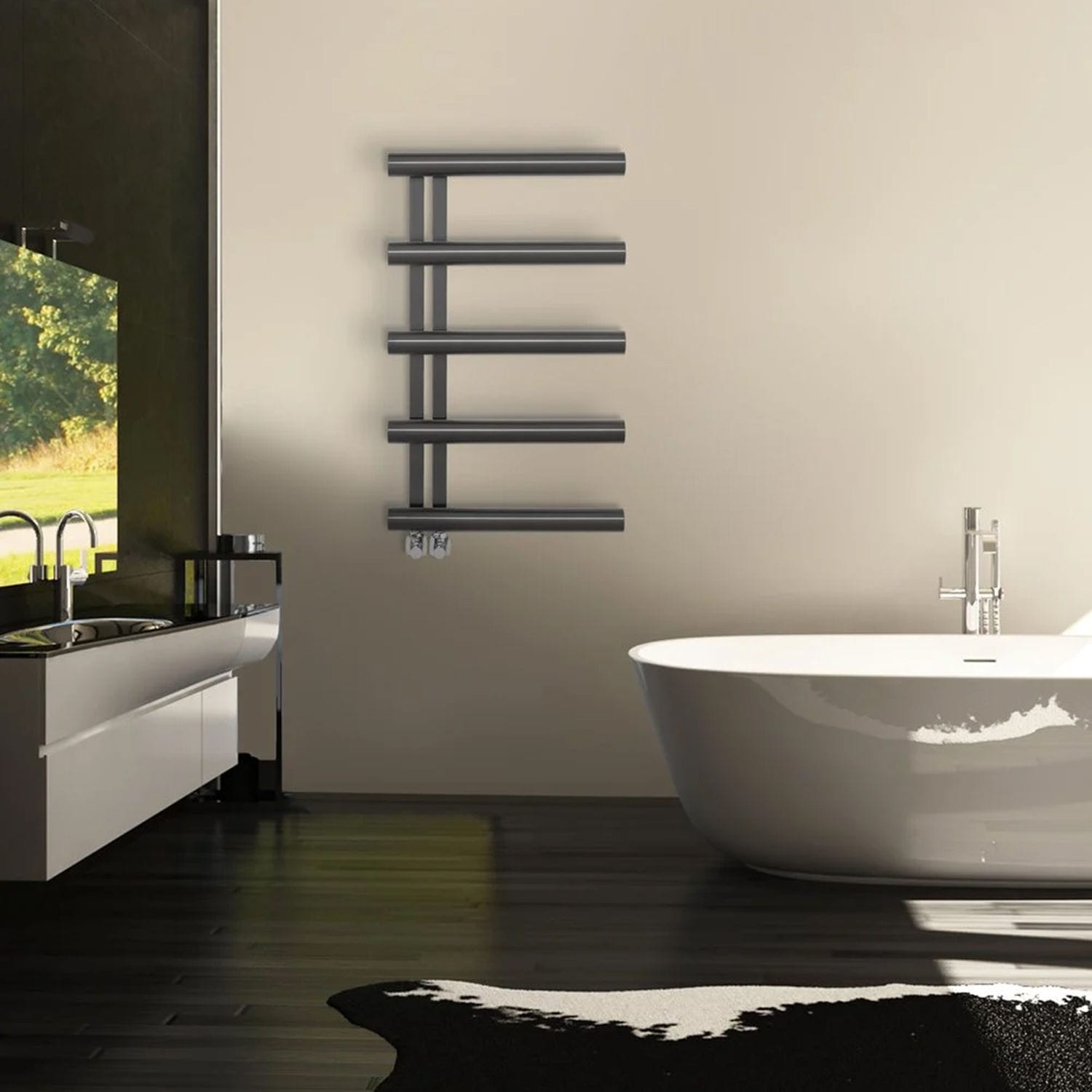 Electric towel radiator - Asos - HAMMAM DESIGN RADIATOR - 0...500 w ...