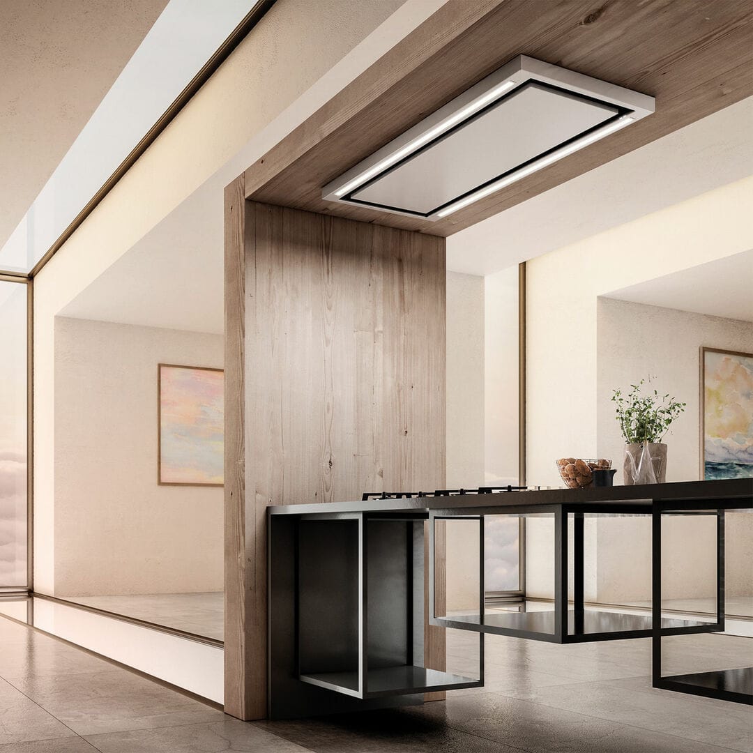 Ceiling-mounted range hood - CLOUD SEVEN - Elica - ducted / with built ...