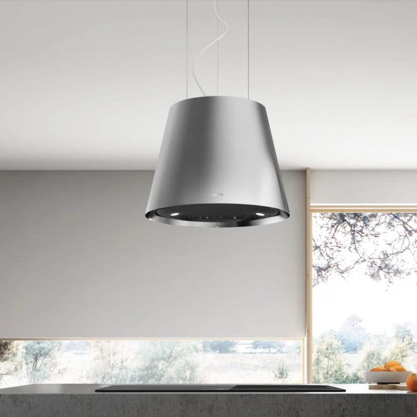 Ceiling-mounted range hood - EASY UX - Elica - ducted / class A / black
