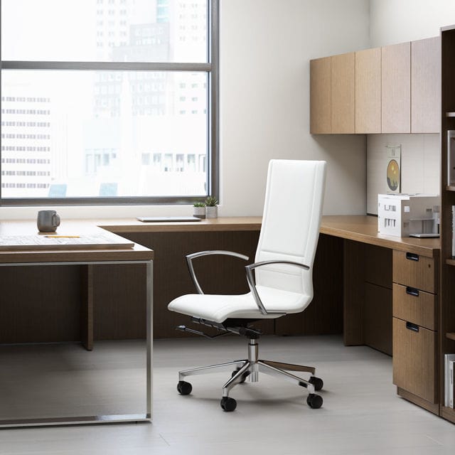 Commercial desk and storage set - DEFINITION® - KIMBALL Office