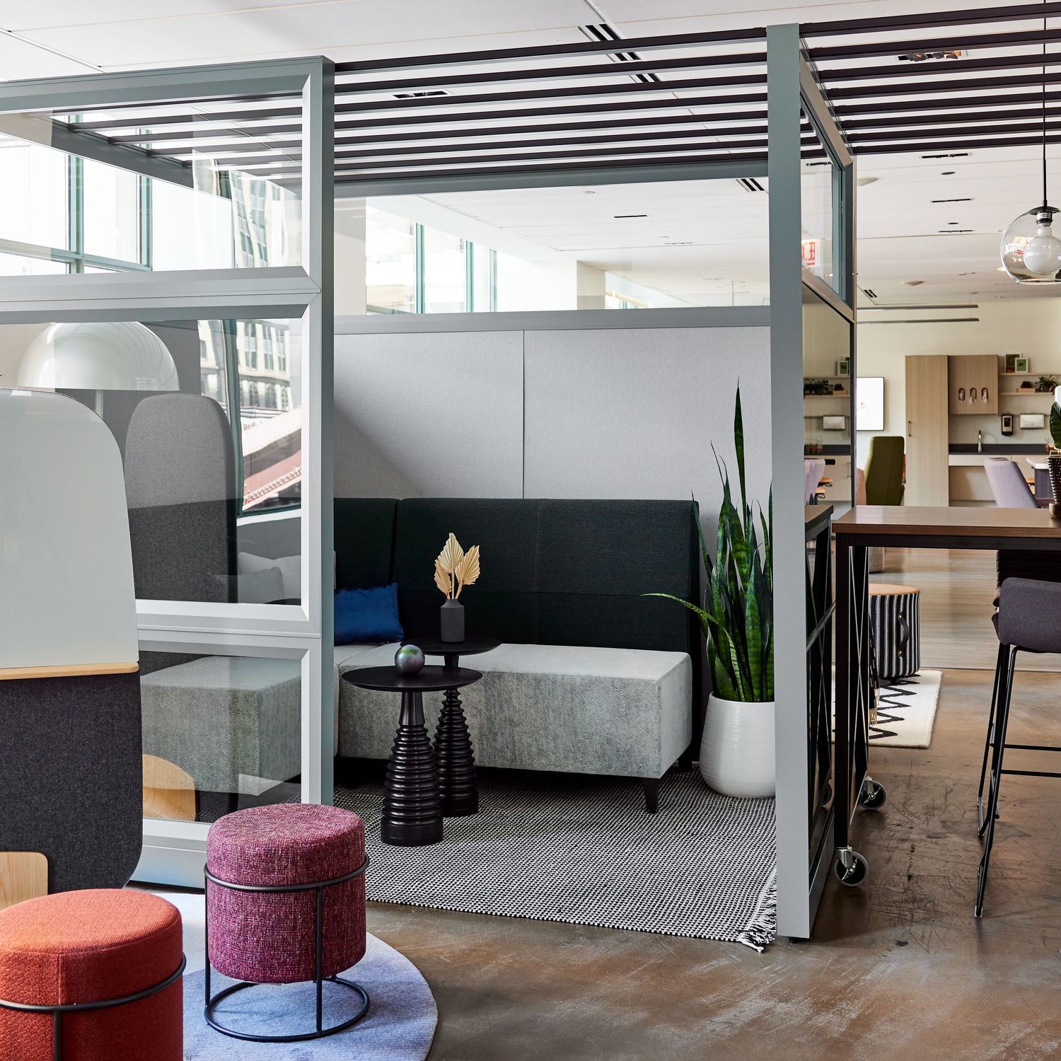 Demountable partition - NARRATE® - KIMBALL Office - fixed / sliding ...