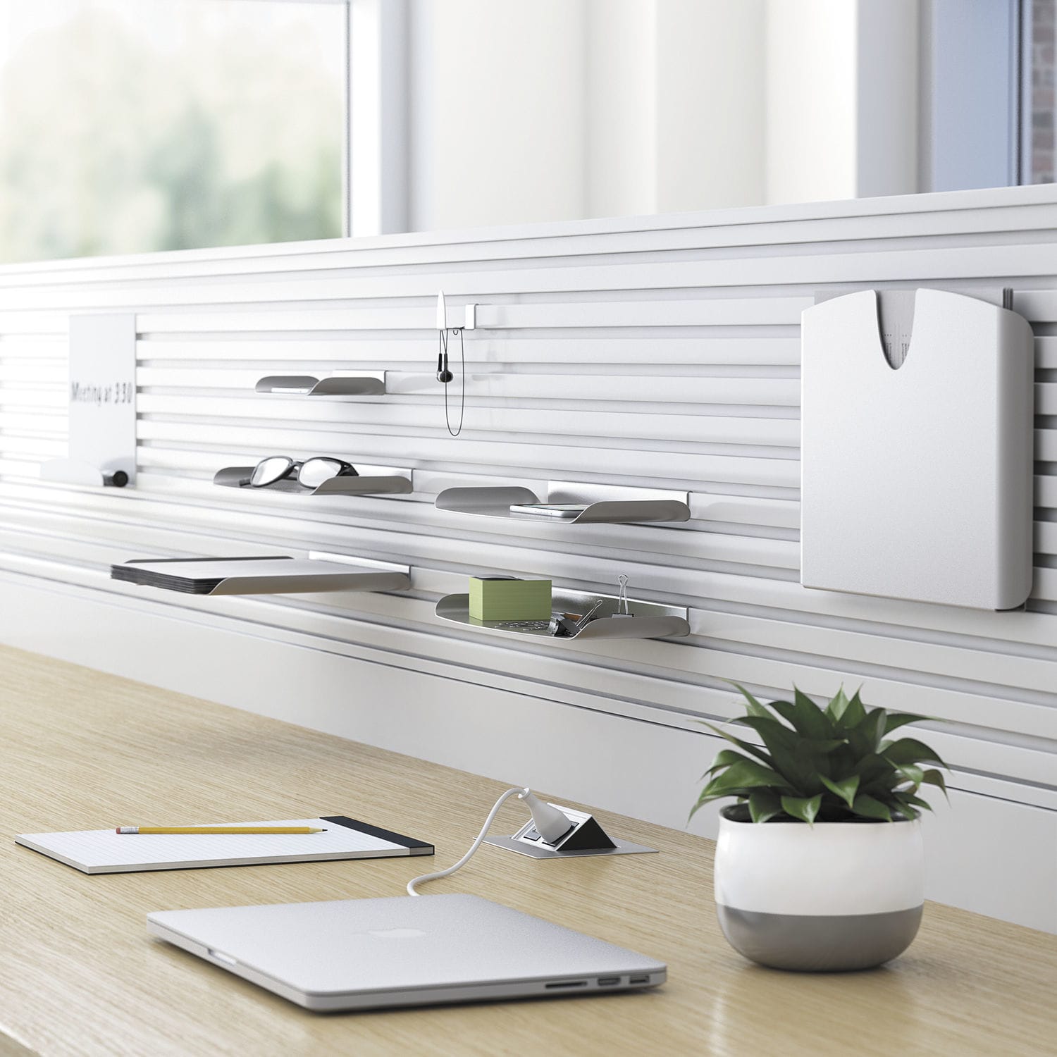 Magnetically fixed office supply box - PERKS® - KIMBALL Office