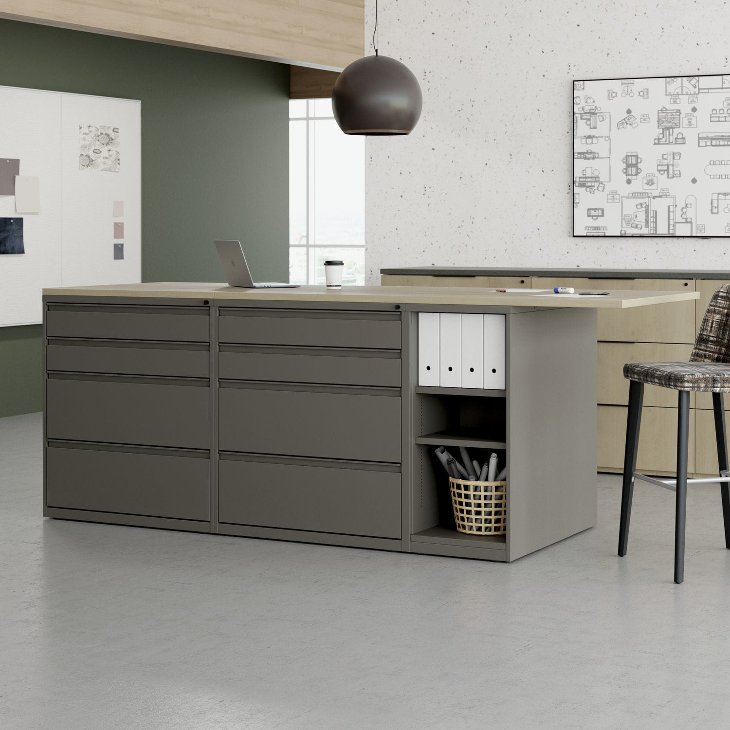 Executive desk - FOOTPRINT® - KIMBALL Office - free-standing / 2 person ...