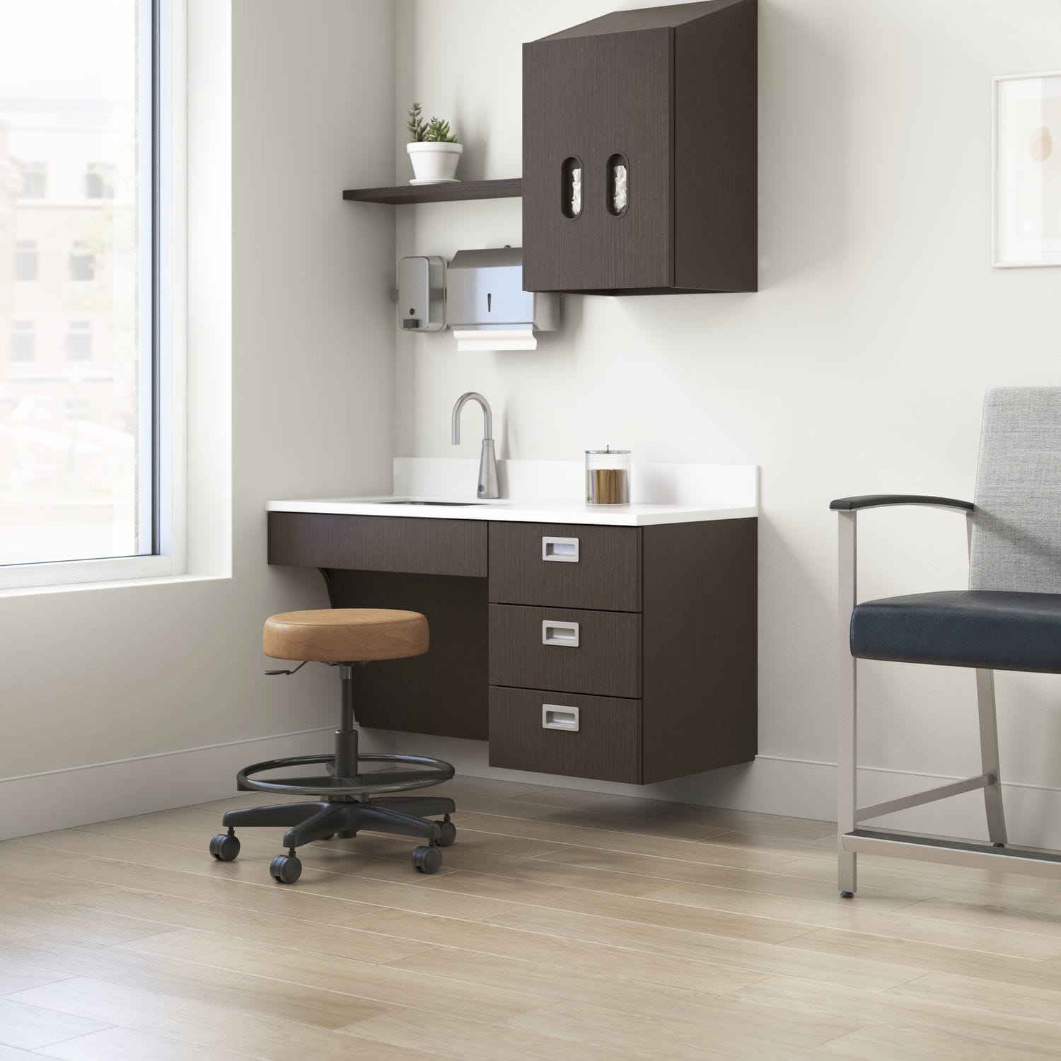 Wall-mounted storage cabinet - ALTERNA® - KIMBALL Office - contemporary ...