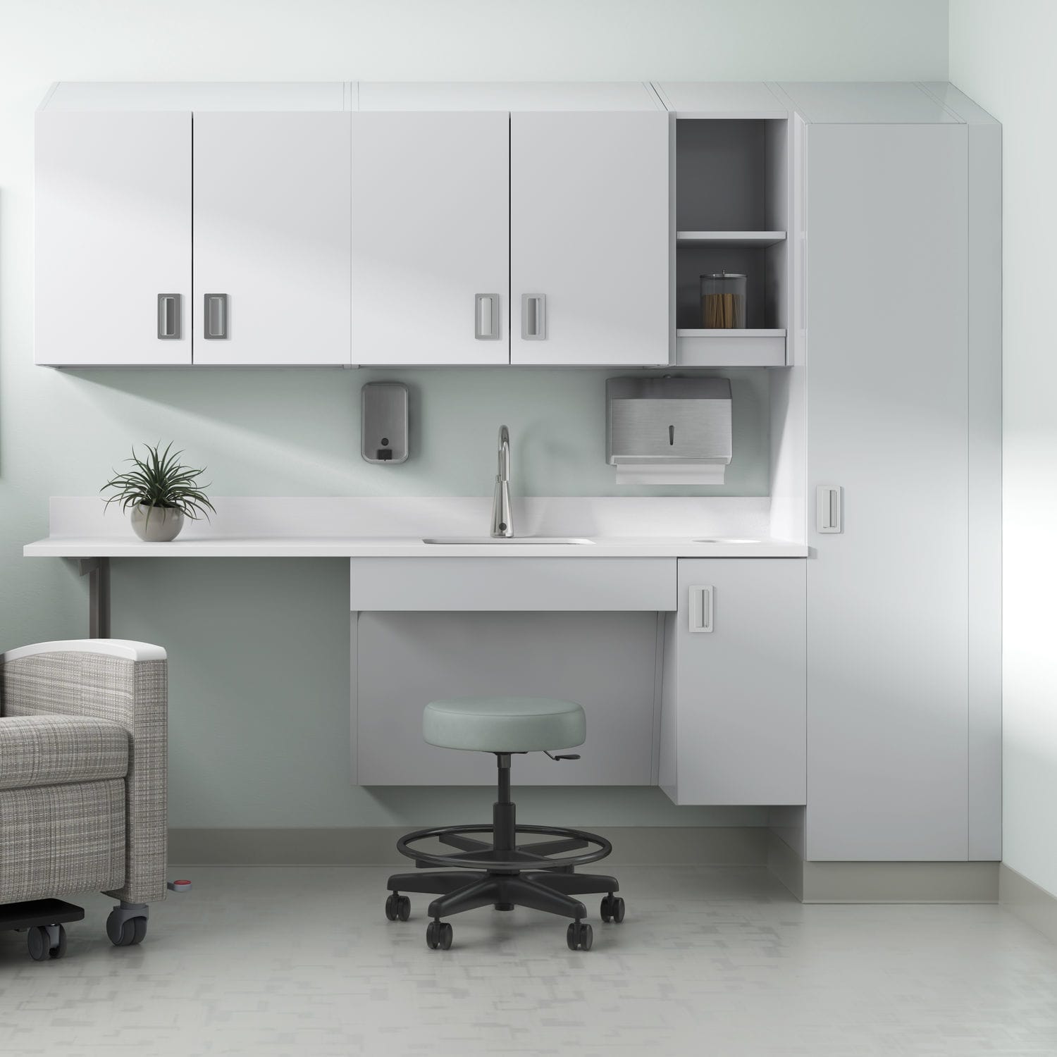 Contemporary display case - ALTERNA® - KIMBALL Office - countertop ...