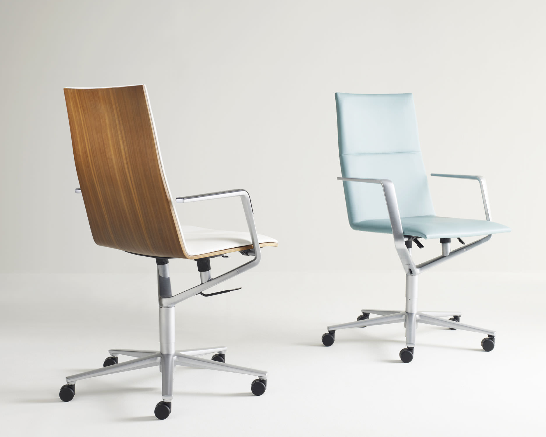 Contemporary office armchair - SOLA - DAVIS - fabric / commercial / on ...