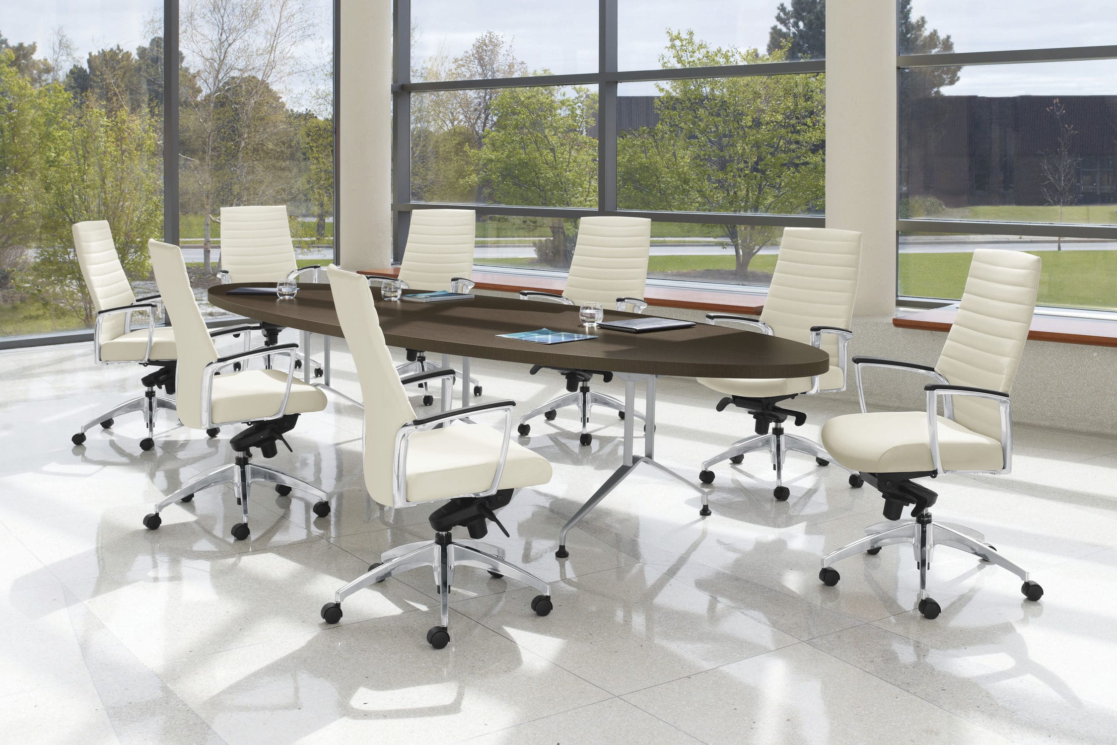 Contemporary boardroom table - ALBA - GLOBAL totaloffice - laminate ...