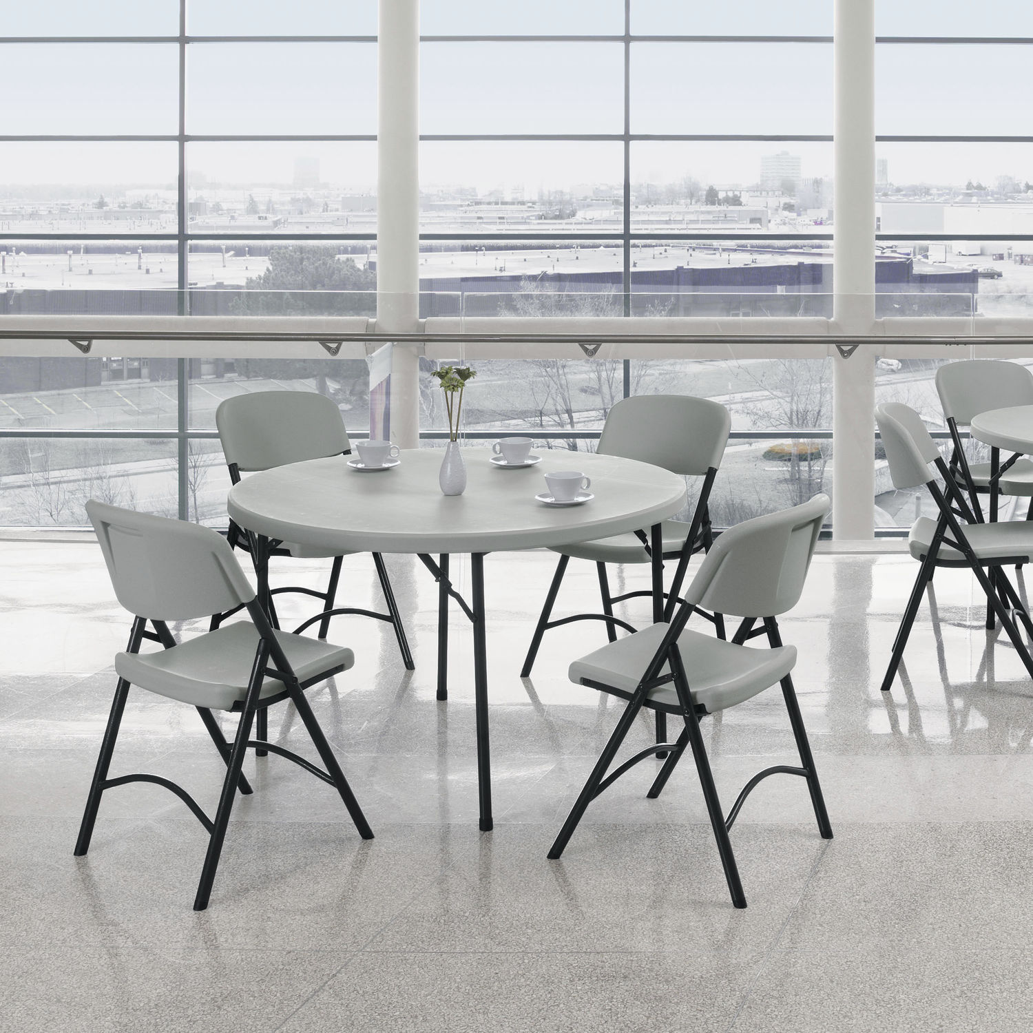 Contemporary dining table - LITE LIFT II - GLOBAL totaloffice ...