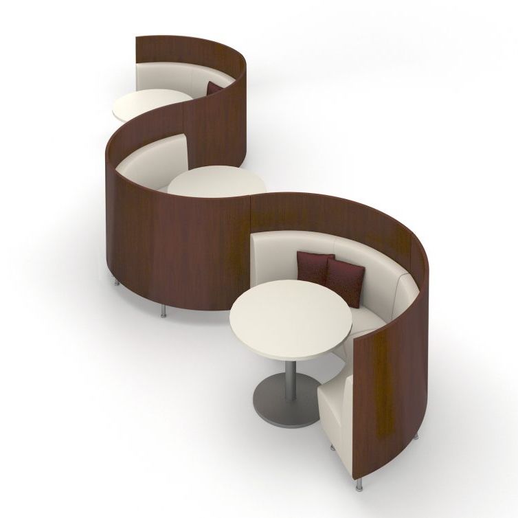 Modular upholstered bench - HAMPTON - AGATI - contemporary / leather ...