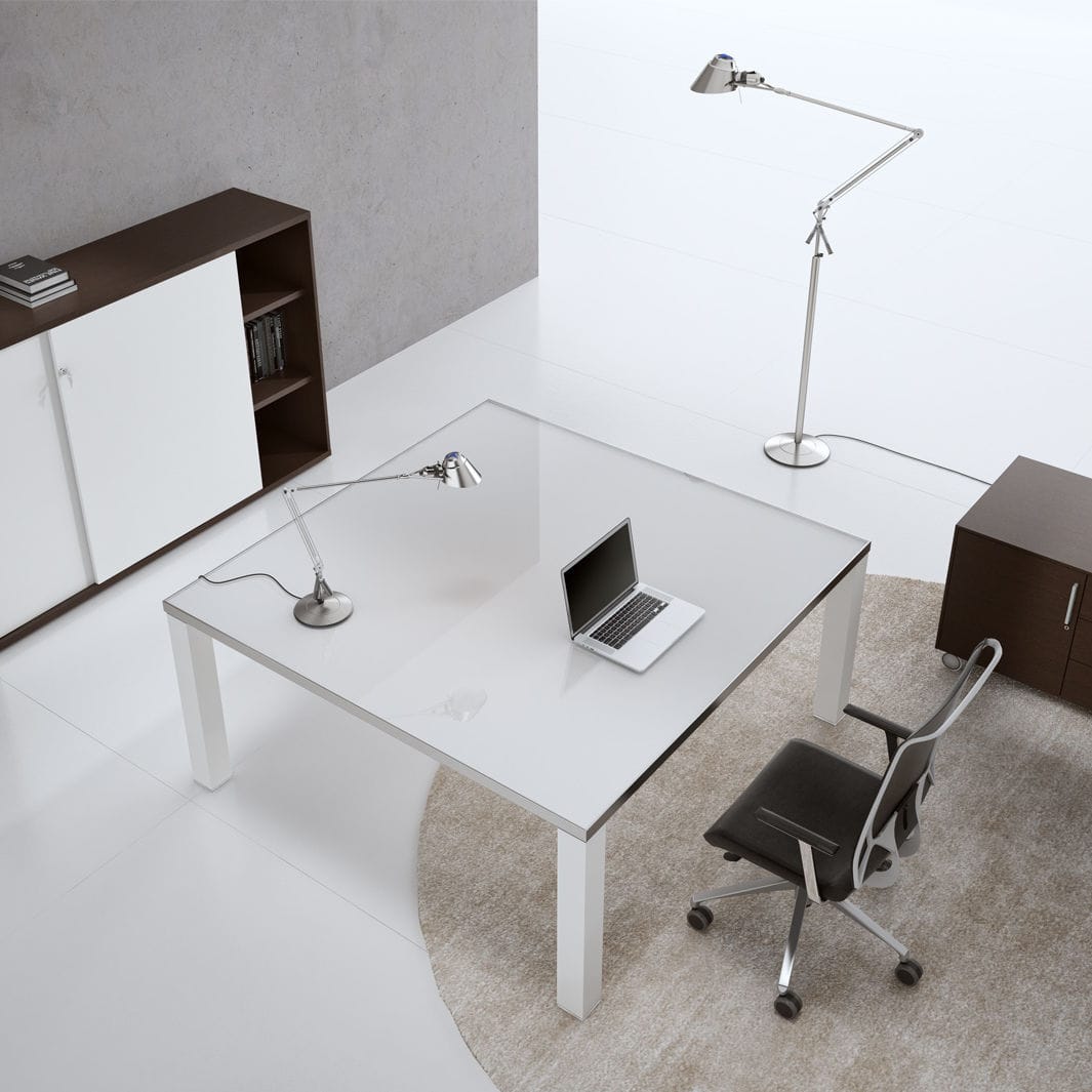 Contemporary boardroom table - ODEON - ALEA - wooden / rectangular ...