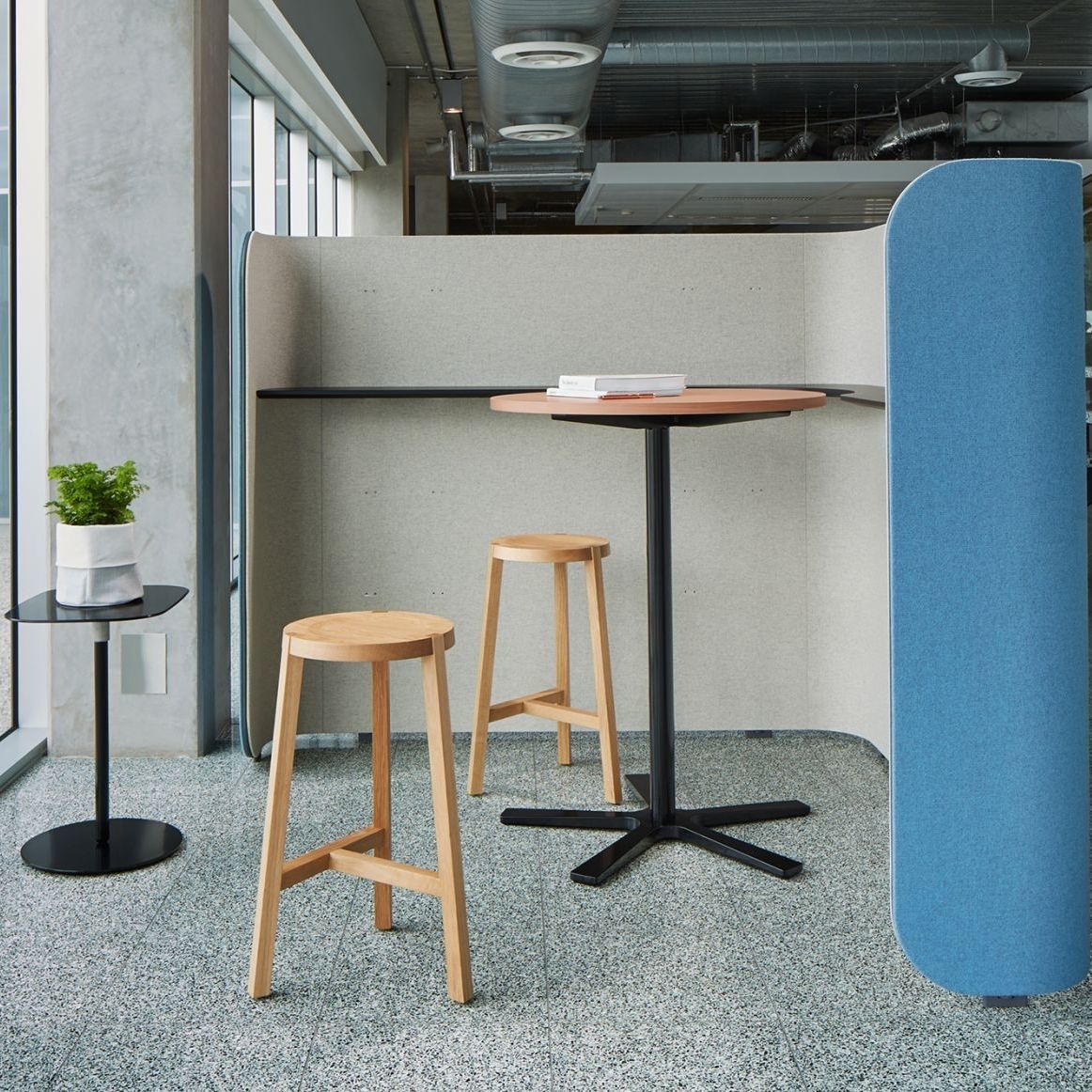 Contemporary bar stool - Toro - schiavello - oak / solid wood ...