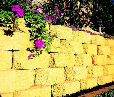 Solid concrete block - GARDENWALL® - Cultured Stone Products - for ...