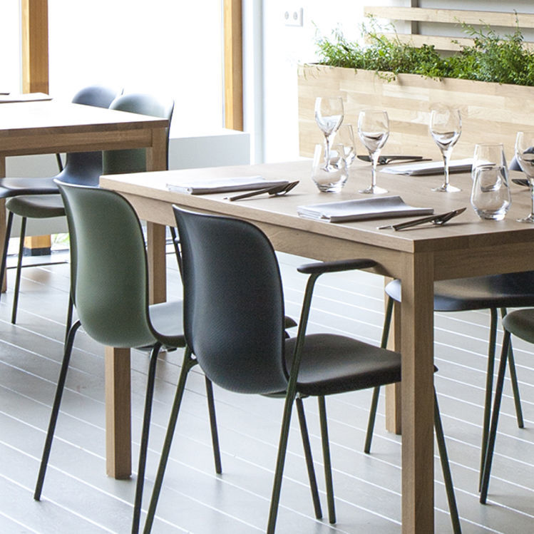 Contemporary armchair - SIXE - HOWE - polypropylene / steel / polypropylene