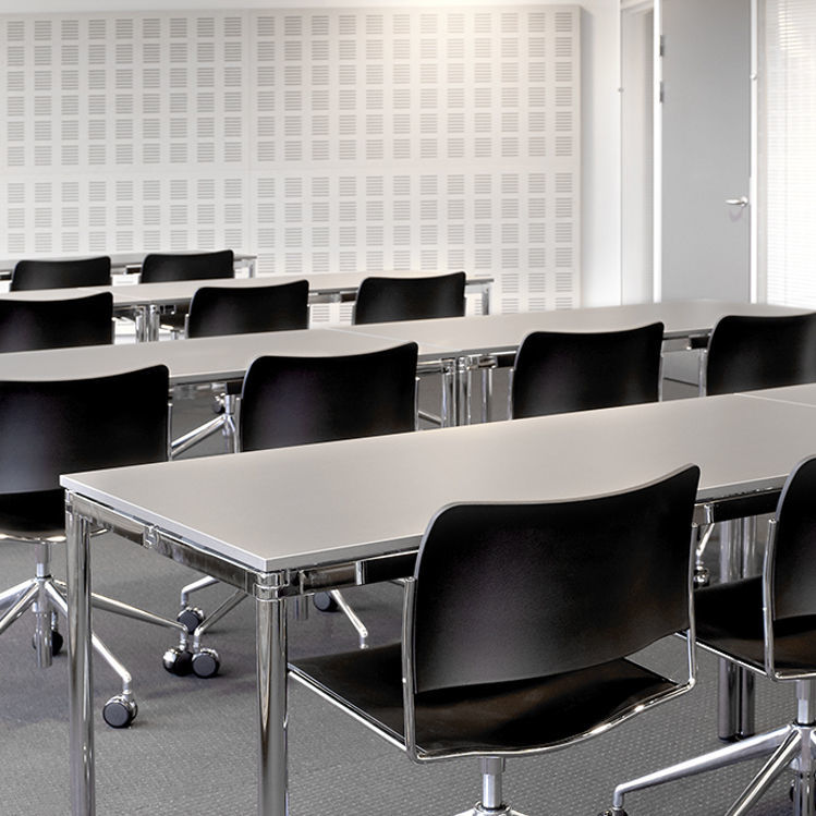 Contemporary conference table - SIMPLA - HOWE - wood veneer / laminate ...