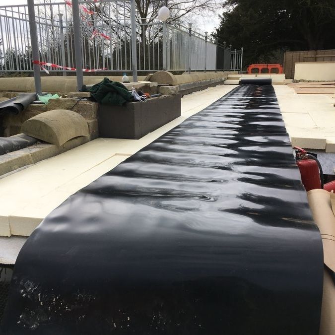 High-density polyethylene (HDPE) root barrier - NewSeal 409 - Newton Waterproofing Systems ...