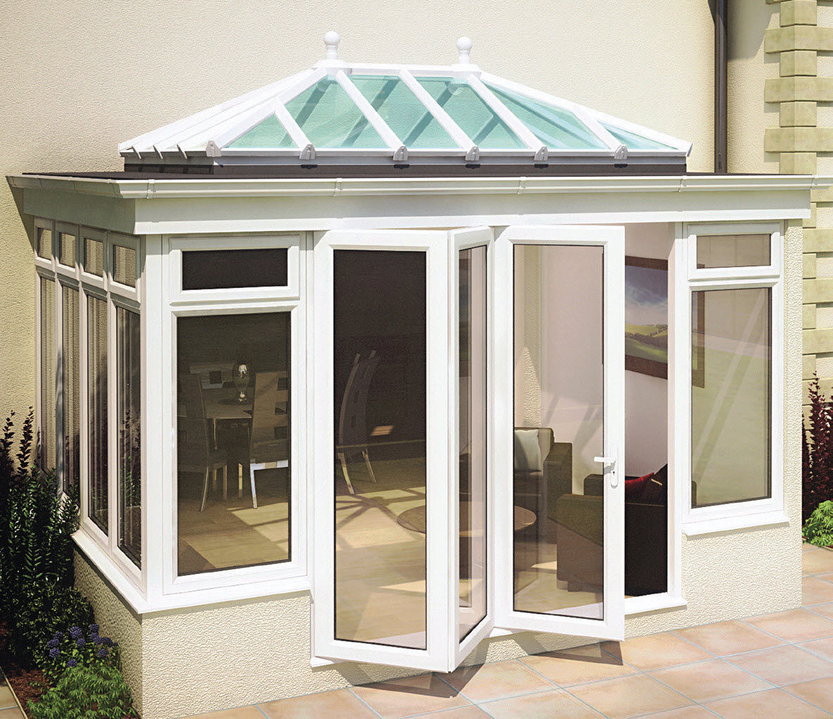 Glass conservatory - ORANGERY : RIO - Aperture Trading Ltd. - aluminum ...
