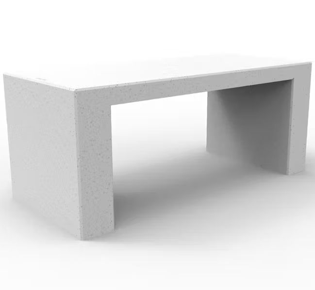 Contemporary table - Urbano Cubo 5008482 - ERLAU - concrete / concrete ...