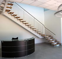 Central stringer staircase - All architecture and design manufacturers