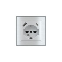 Wall-mounted socket, Wall socket - All architecture and design ...