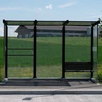 Glass bus shelter - All architecture and design manufacturers