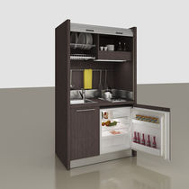 Kitchenette with integrated appliances - All architecture and design ...