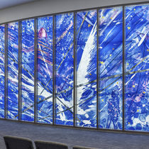 Colored glass panel, Colored architectural glass - All architecture and ...