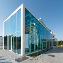 Colored glass panel, Colored architectural glass - All architecture and ...