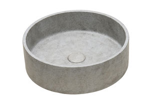 Free-standing washbasin - 290336-D5 IDEA.SOL-D5 - IDEAVIT B.V - concrete / rectangular / without ...