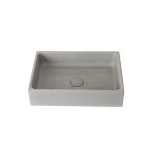 Free-standing washbasin - 290333-D1 IDEA.GEM-D1 - IDEAVIT B.V - concrete / without hole ...