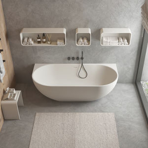 Oval bathtub - 278614 SOLIDSEAL - IDEAVIT B.V - freestanding / Solid Surface / contemporary