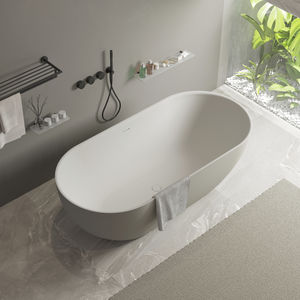 Oval bathtub - 290352 Solidnova - IDEAVIT B.V - free-standing / for homes / professional