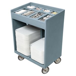 Dish trolley - ADCSC - Cambro - commercial / for restaurant / polyethylene
