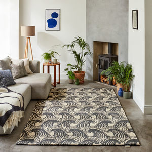 Contemporary rug - Composition - Scion - geometric / wool / rectangular