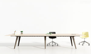 Contemporary conference table - BNF - Iduna S.A. - wooden / wooden base ...