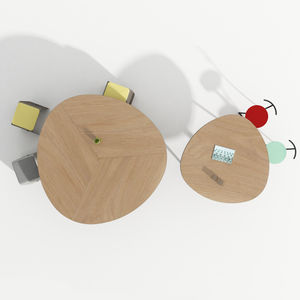 Contemporary bench and table set - SUPERMETAL - Iduna S.A. - metal ...