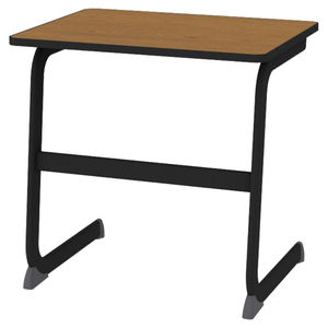 Contemporary classroom table - artcobell - laminate / metal base ...