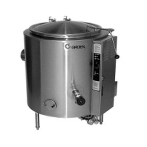 Electric boiling pan - DL - GROEN - steam / tilting / floor-mounted
