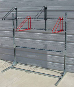Wall-mounted bike rack - WALLRACK™ - CycleSafe - interior / steel ...