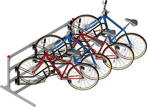 Wall-mounted bike rack - WALLRACK™ - CycleSafe - interior / steel ...