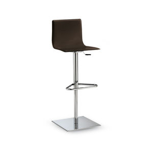 Contemporary bar chair - PATCHWORK - SG - Airnova - leather / metal / commercial