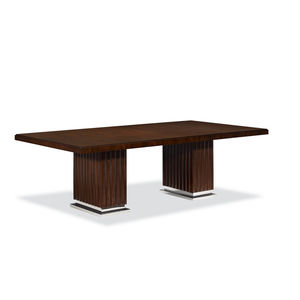 Contemporary dining table - PERRIN - Ralph Lauren Home - glass / wood ...