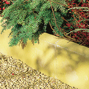 Garden edging - RUSTIC ROPE TOP - BRADSTONE - concrete / engineered stone