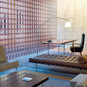 Square glass brick - PINK1919/8 WAVE - SEVES GLASSBLOCK - for interior ...